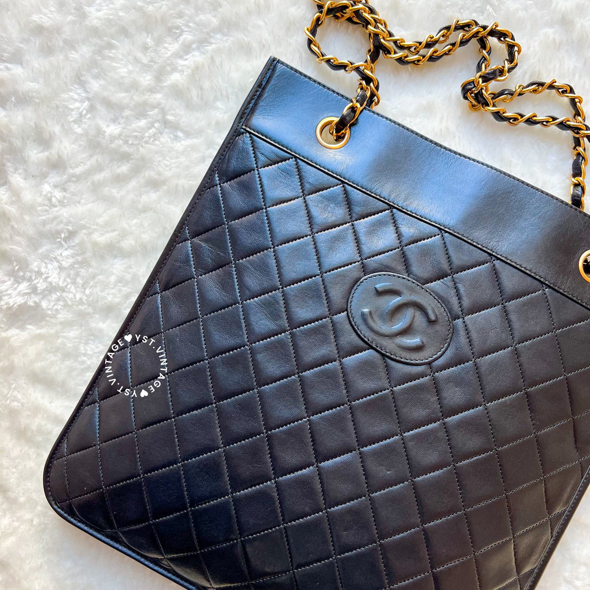 Vintage Chanel 2-Way Bag - Black 005 – YST.vintage