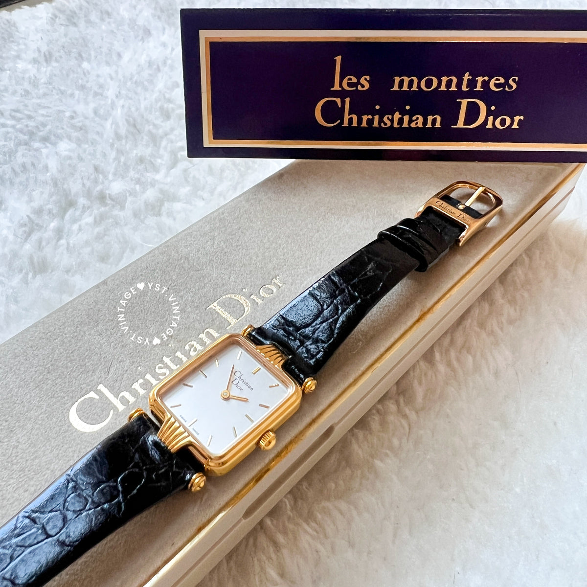 Vintage Dior Tank Watch - Black*Gold – YST.vintage